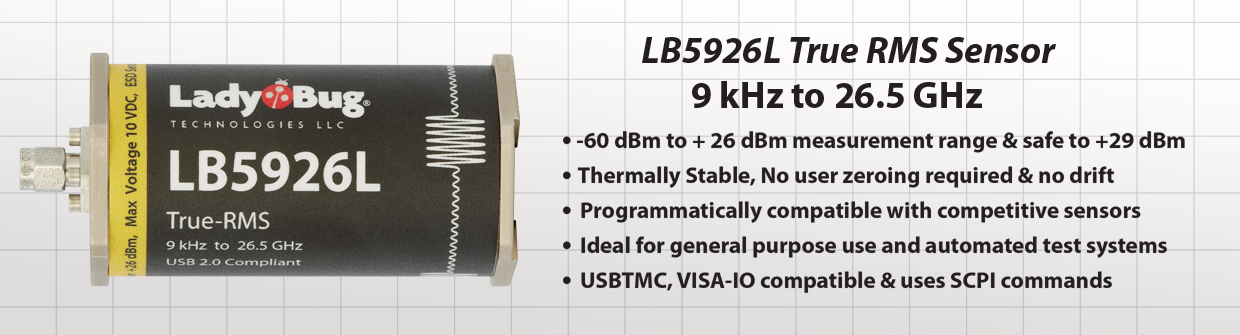 USB Power Sensors, Meters/Detectors, RF & Microwave