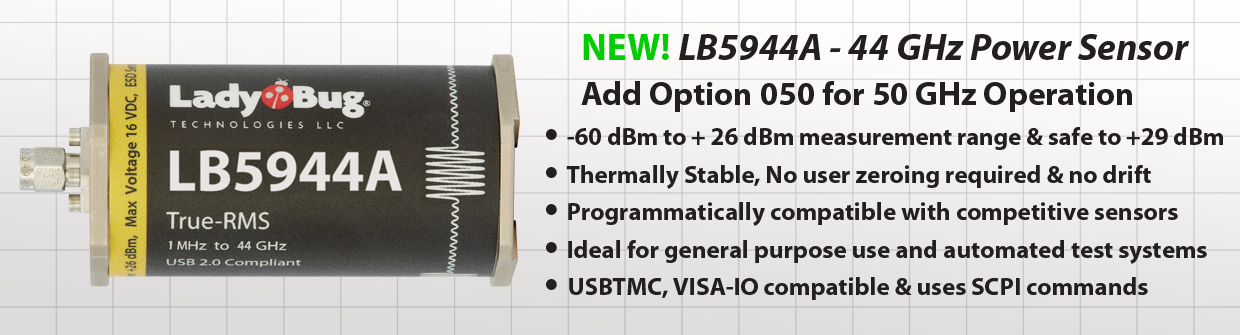 USB Power Sensors, Meters/Detectors, RF & Microwave