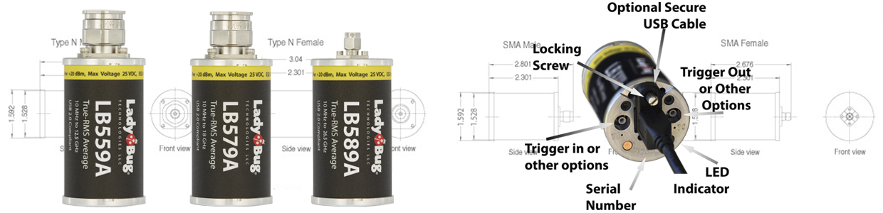 10 MHz to 18 GHz (LB579A) True RMS Power Sensor