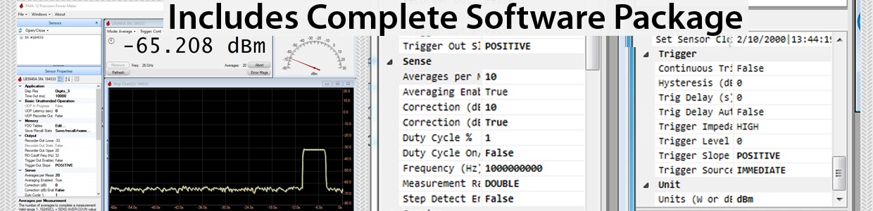 True RMS Power Sensor LB5918A, Triggering 1 MHz to 18 GHz