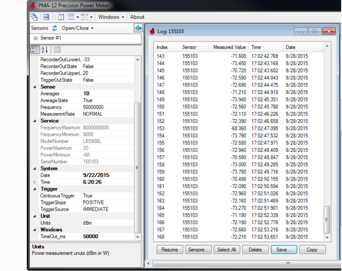 LadyBug PMA-12 Precision Power Meter Software Application