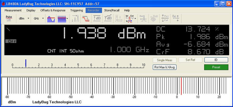LadyBug PMA-3 Power Meter Software Application